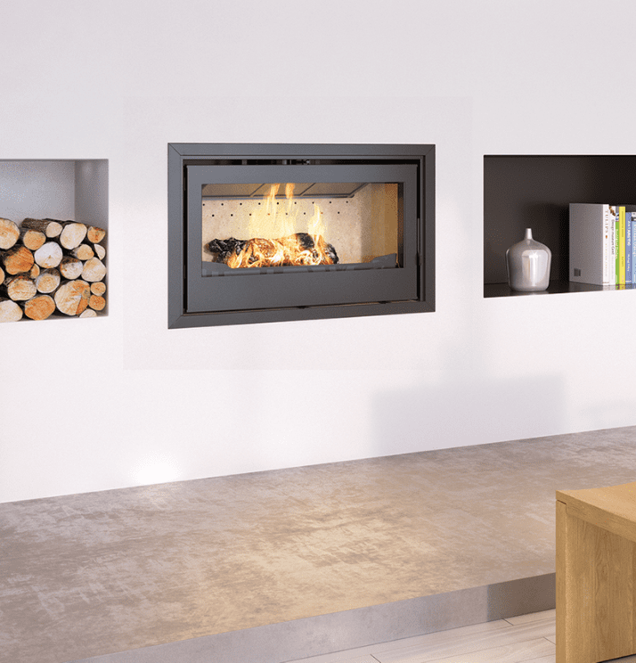 Axis I1000 Single Sided Inbuilt Wood Fireplace | Order Online | Heating ...